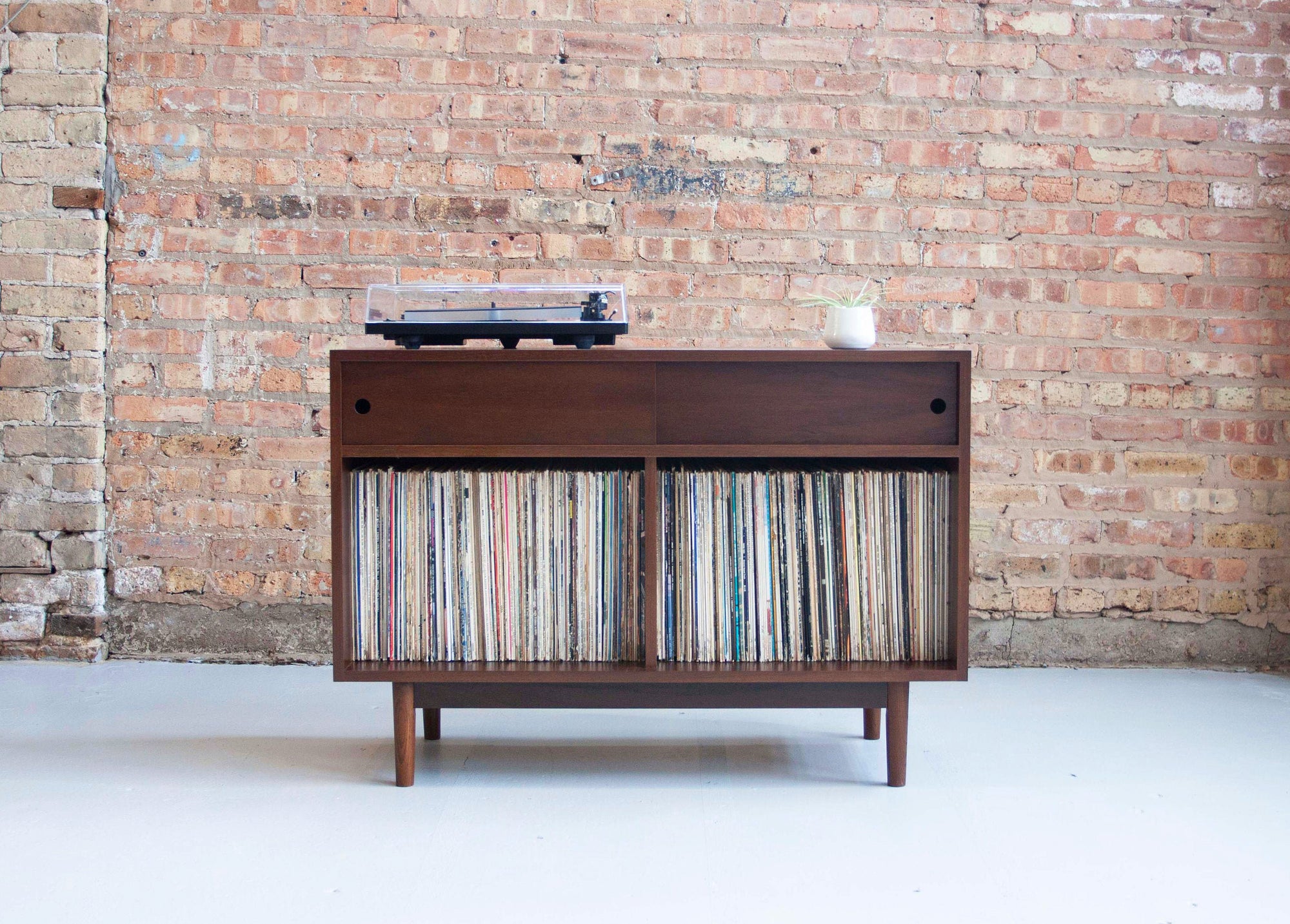 Modular 1 x 2 Component Record Storage Cabinet | Audio Gear Showcase ...