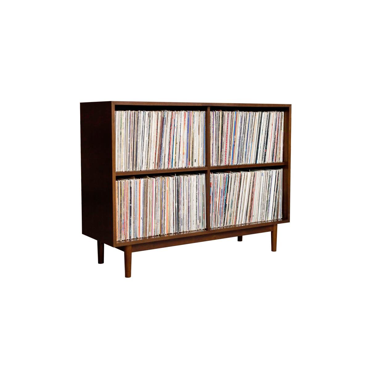 2 x 2 Record Storage Cabinet - Handcrafted LP Storage | Department Home