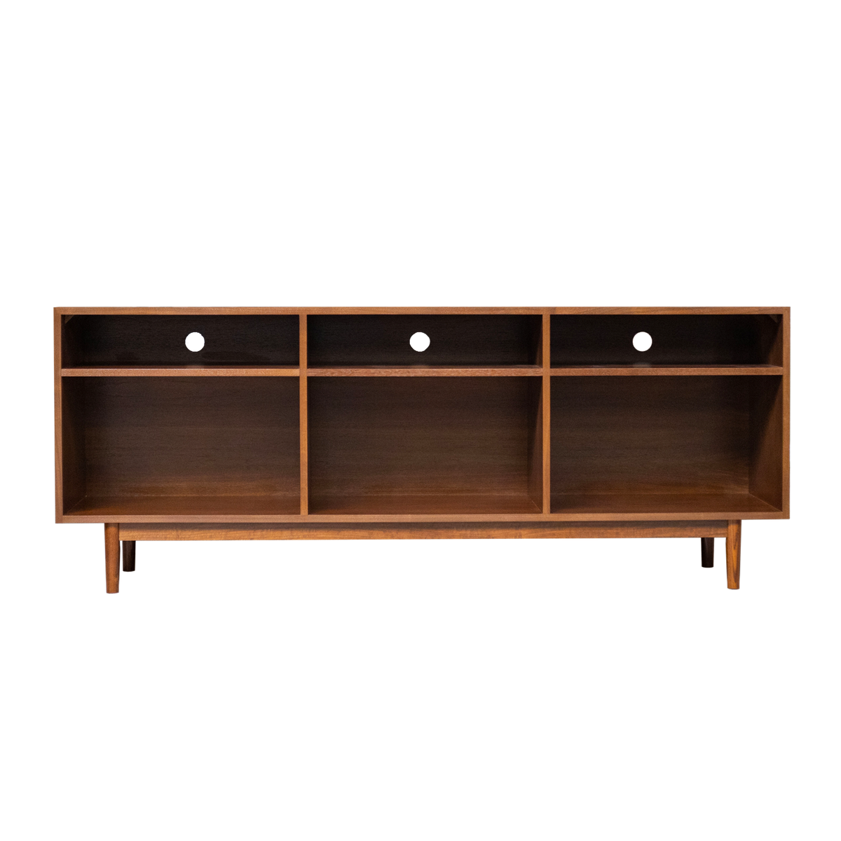 1 x 3 Component Record Storage Cabinet - Sleek Audio Gear Storage ...